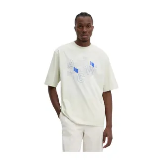 A-Cold-Wall* A-Cold-Wall, Homme, Tops, Blanc, Taille: S T-shirt Sch&eacute;ma