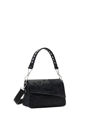 Desigual Womens BOLS_Dejavu Phuket MINI Accessories PU Hand Bag, Black