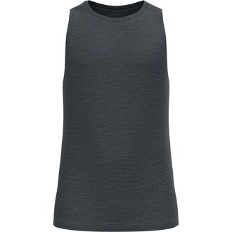 Odlo Herren Merino 160 Bl Crew Neck Tanktop, odlo Steel Grey Melange, XL