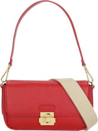 Coccinelle Femme, Sacs, Rouge, Taille: ONE Size C-Me Lock Medium Shoulder Bag