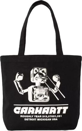 Carhartt Work in Progress Femme, Sacs, Noir, Taille: ONE Size Canvas Graphic Tote