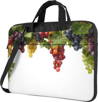 Generic Housse de protection pour ordinateur portable de 15,6 avec bandouli&egrave;re - R&eacute;sistante aux chocs - Pour homme et femme - Motif fruits, multicolore, 15.6 