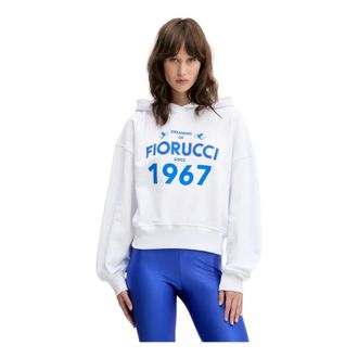Fiorucci Dreaming 1967 Crop Sweat &agrave; capuche - Femme - Sweatshirts et sweats &agrave; capuche - Blanc - Taille: 40 FR