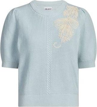 Object Pull &agrave; manches courtes en coton