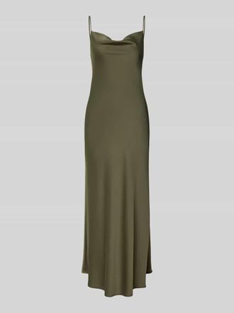 Jake*s Cocktailkleid aus Satin mit Wasserfall-Ausschnitt