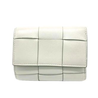 Bottega Veneta Portefeuille Pre-owned (tri-fold) - Femme - Pre-owned - Gris - Taille: ONE Size