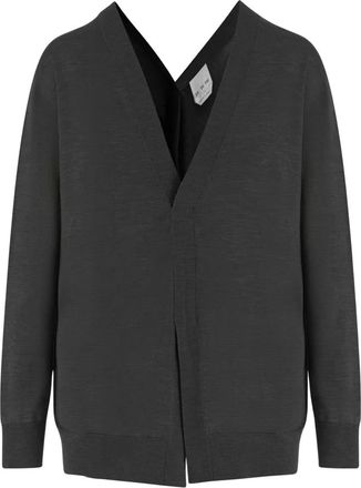 SA SU PHI Femme, Pulls, Noir, Taille: 40 FR Pull en cachemire &agrave; col en V