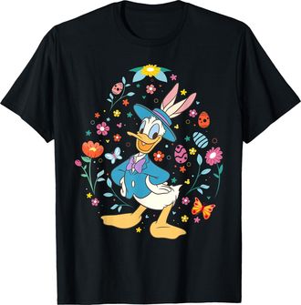 Disney Donald Duck with Bunny Ears and Easter Egg Spring T-Shirt