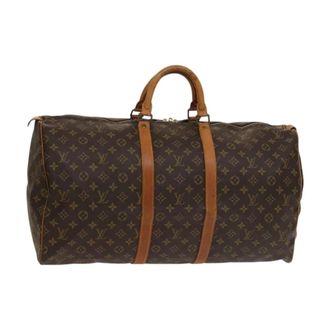 Louis Vuitton unisex, Pre-owned, Brun, Taille: ONE Size Sac de voyage Pre-owned Vintage en toile Monogram