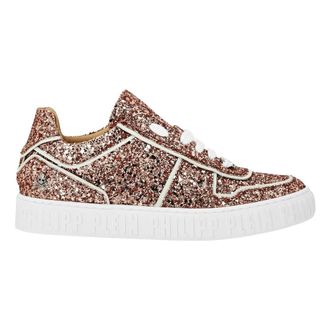 Philipp Plein Femme, Chaussures, Brun, Taille: 40 EU King Power Low-Top Baskets