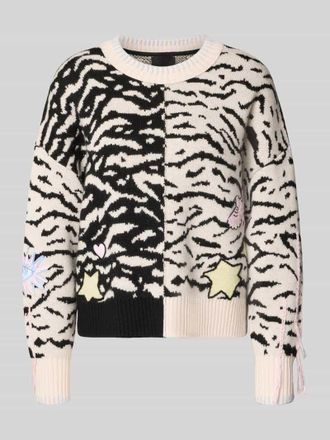 Marc Cain Strickpullover mit gerippten Abschl&uuml;ssen