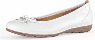 Gabor Ballerines classiques pour femme, Blanc 21, 37.5 EU