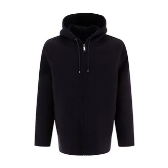 Valentino Garavani Reversible Kapuzenpullover-Mantel - - Sweatshirts & Hoodies - Herren - Blau - 2XL