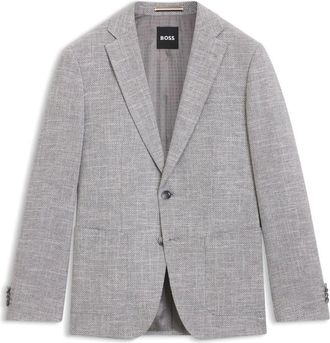 HUGO BOSS Homme, Vestes, Gris, Taille: L Blazer