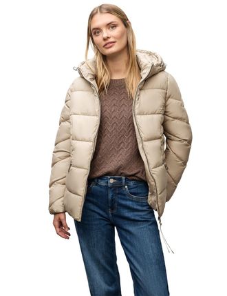 Street One Damen 2005314 Kurze Steppjacke, Smooth Champagne, 34 EU