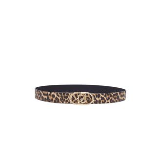 Liu Jo Cintura animalier reversibile - - Accessories - Damen - Mehrfarbig - XS