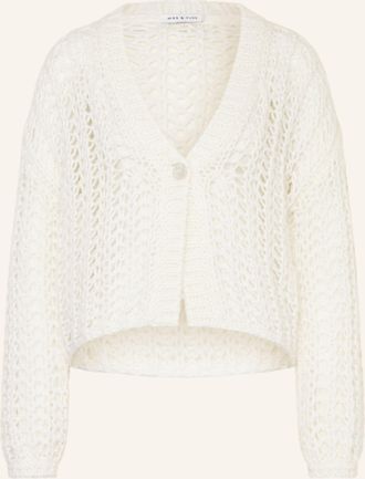 Mrs & Hugs Mrs & Hugs Strickjacke Mit Mohair weiss