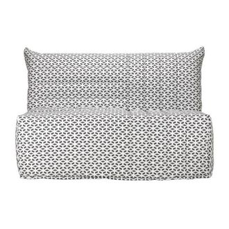 Les Tendances Bultex BECCI canap&eacute; convertible noir et blanc