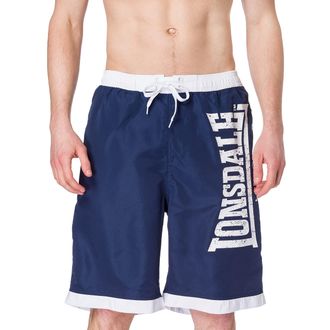 Lonsdale London Clennel Männer Badeshort blau 5XL 100% Polyester Streetwear