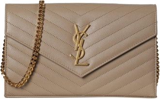 Saint Laurent Damen Umhängetasche aus Kalbsleder CASSANDRE