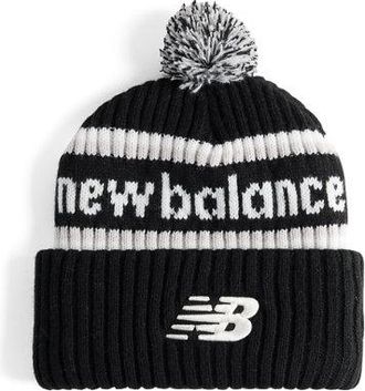 New Balance Unisex 47 Acrylic Cuff Knit in Schwarz/Wei&szlig;, Gr&ouml;&szlig;e OSZ