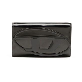 Diesel Logo Plaque Schultertasche - - Bags - Damen - Schwarzk - ONE SIZE