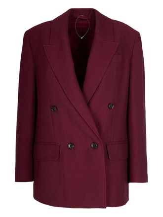 Marella veste &agrave; boutonni&egrave;re crois&eacute;e - Rouge