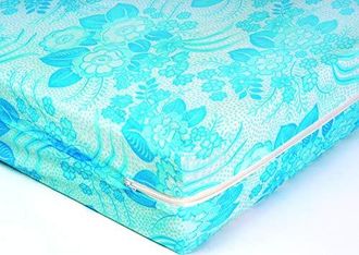 Univers D&eacute;cor UNIVERSDECOR Housse &agrave; Matelas 140 x 190 cm - R&eacute;nove Matelas Maille Extensible Bleu