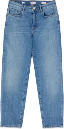 Oltre Femme, Jeans, Bleu, Taille: 48 FR Boyfriend Jeans