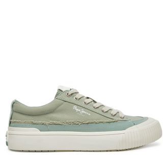 Pepe Jeans London Sneakers aus Stoff Pepe Jeans Ben Fresh W PLS31589 Gr&uuml;n