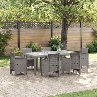 vidaXL Vidaxl - Table de Jardin Gris clair 200 x 100 x 73 cm polyrotin