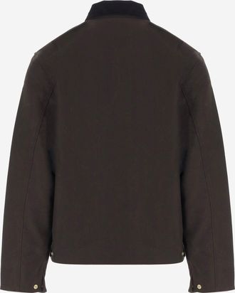 Carhartt Work in Progress Dearborn Cotton Canvas Jacket - Brown