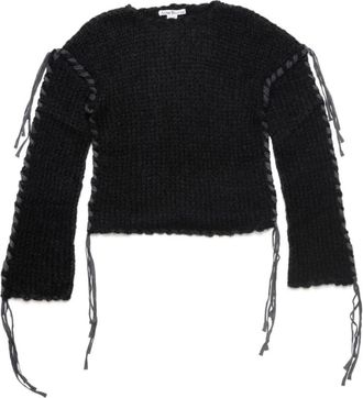 Acne Studios Femme, Pulls, Noir, Taille: 36 FR Maille ras du cou