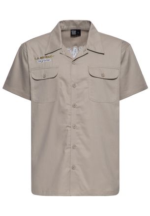 King Kerosin Herren Workwear Hemd Long Beach Mechanic Dude