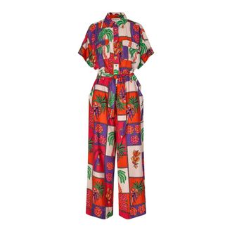 Lollys Laundry MathildeLL Jumpsuit - - Jumpsuits & Playsuits - Damen - Mehrfarbig - L