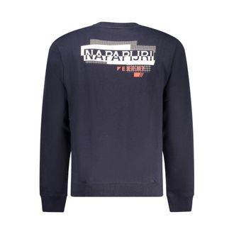 Napapijri Logo Crew Neck Sweatshirt - Navy