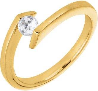 Edenly Solitär-Ring Prinzessin Sterntaler in Gelbgold