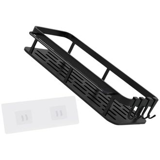 BESPORTBLE ROMISBABA Wandregal ohne Bohren aus Edelstahl Badezimmer Organizer mit Gro&szlig;er Ablagefl&auml;che Rostfrei Wandmontierter Shampoo und Handtuchhalter f&uuml;r Bad 