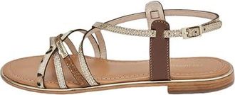 Les Tropeziennes LES TROPEZIENNES PAR M. BELARBI Femme Harry Chaussures Ville Sandale, Leopard-Or, 40 EU