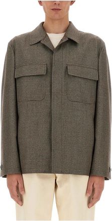 Lardini Homme, Vestes, Brun, Taille: M Veste Chemise Ivansel