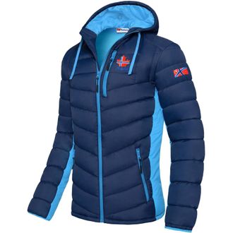 Nebulus Herren Jacke MERIK, warme Outdoorjacke, praktische & vielseitige Übergangs- & Winterjacke, navy-blau - XXL