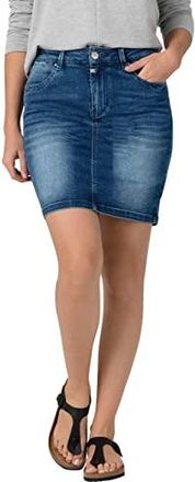 Timezone Jupe Marahtz, Rich Royal Blue Wash, 29W Femme