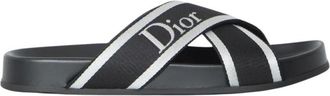 Dior Sandales Claquettes Logo - Homme - Chaussures - Bleu - Taille: 43 1/2 EU