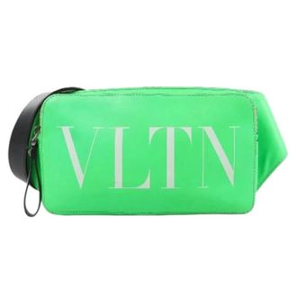Valentino Vltn Sac banane en cuir pr&eacute;-poss&eacute;d&eacute; - Homme - Pre-owned - Vert - Taille: ONE Size