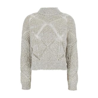 Antonelli Pull col roul&eacute; Assia - Femme - Pulls - Blanc - Taille: 40 FR