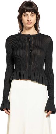 Jil Sander Smocked Cardigan