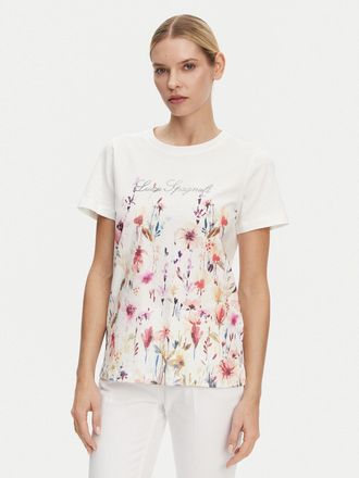 Luisa Spagnoli T-Shirt Boemi 542083 Wei&szlig; Regular Fit