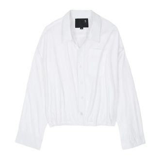 R13 Crossover Shirt - - Blouses & Shirts - Damen - Wei&szlig; - S