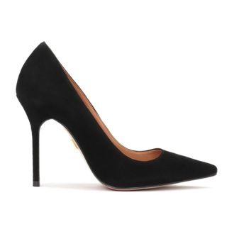 Kazar Schwarze Wildleder Stilettos Hohe Abs&auml;tze - - Shoes - Damen - Schwarzk - 40 EU