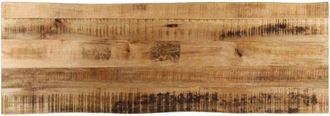 vidaXL Dessus de table bord vivant 140x40x3,8 cm bois de manguier brut vidaXL